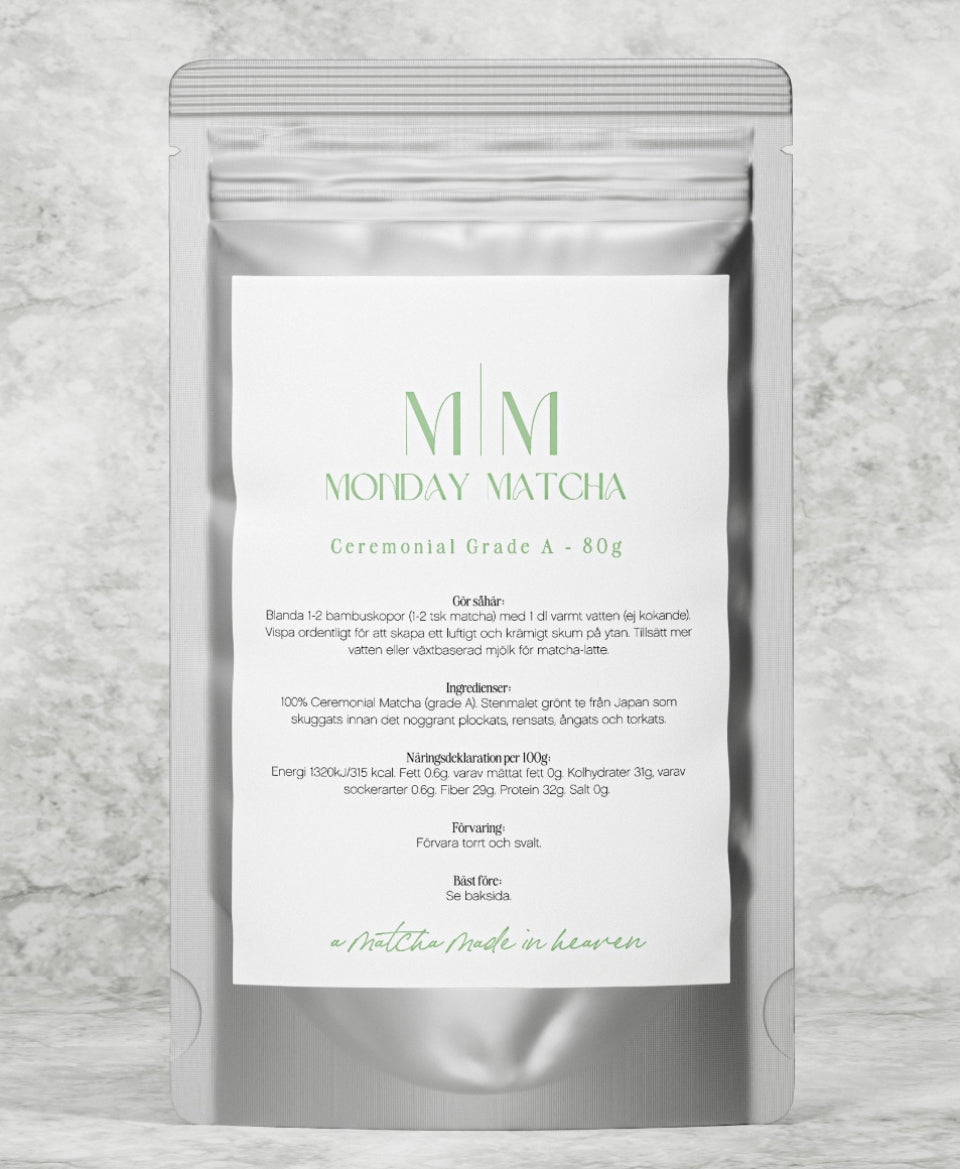 PREORDER: Ceremonial Matcha 80g – Monday Matcha